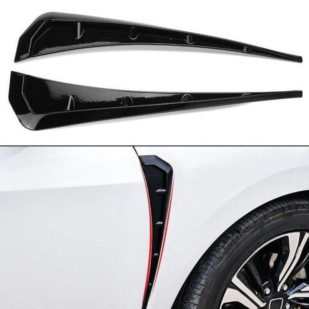 Jual Universal Side Car Air Flow Fender Carbon 3D - Fender Air Flow ...