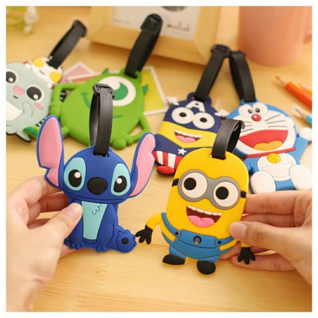 Jual Luggage Tag / Penanda Koper Cute Cartoon | Shopee Indonesia
