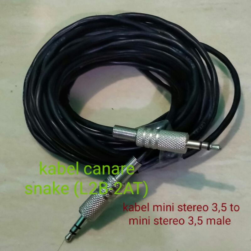 Jual kabel canare L2B-2AT TO JACK MINI STEREO 3,5 MALE | Shopee Indonesia