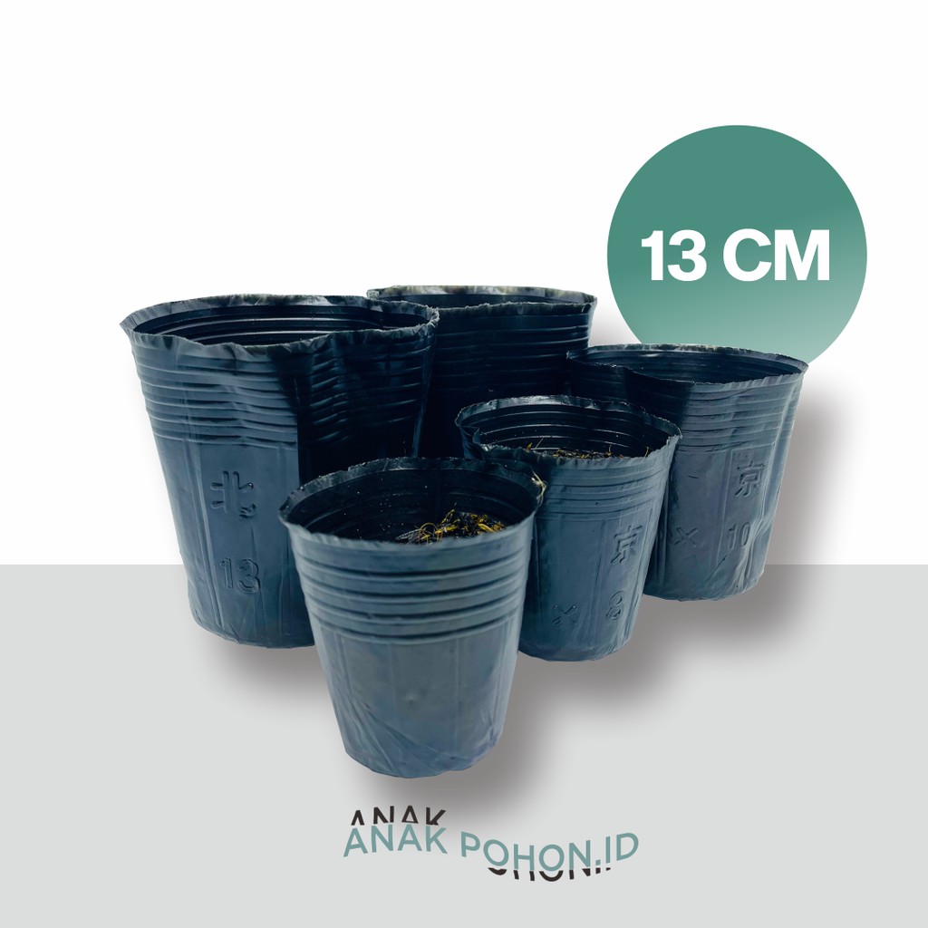 Jual Polybag Polibag Cetak Bentuk Pot u/ Pembibitan Benih (13 x 13 cm ...