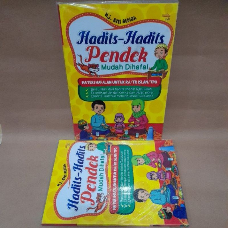 Jual Hadits-Hadits Pendek Mudah Dihafal / Materi Hafalan Untuk RA / TK ...