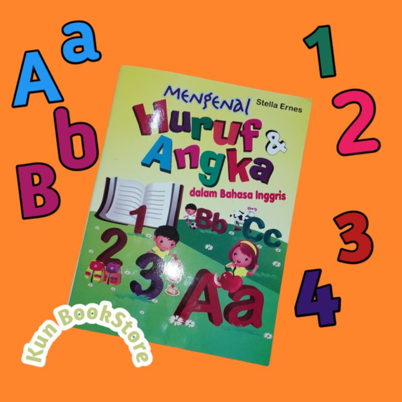 Jual Buku Mengenal Huruf Dan Angka Dalam Bahasa Inggris PAUD dan TK ...