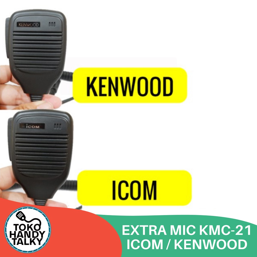 Jual EXTRA MIC HANDY TALKY KMC-21 KMC21 TYPE ICOM / KENWOOD NEW ...