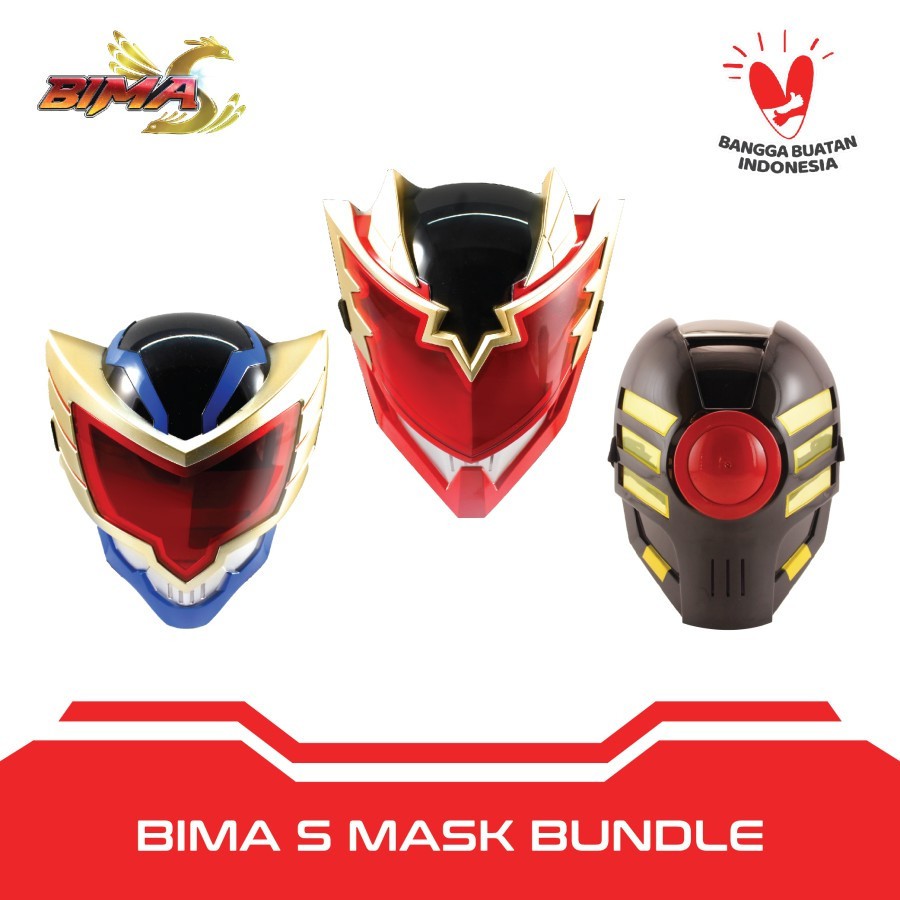 Jual Mainan Anak Topeng Bima S Hero Mask | Shopee Indonesia