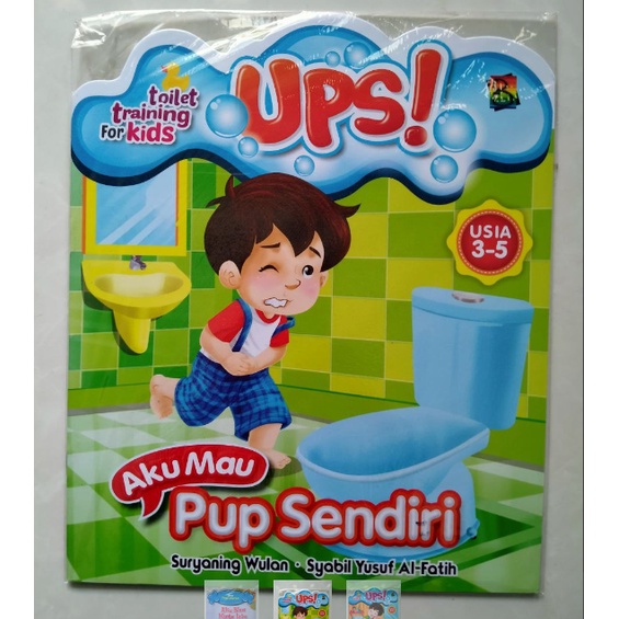 Jual Buku Anak Seri Toilet Training For Kids AKU MAU PUP SENDIRI. ZIK ...