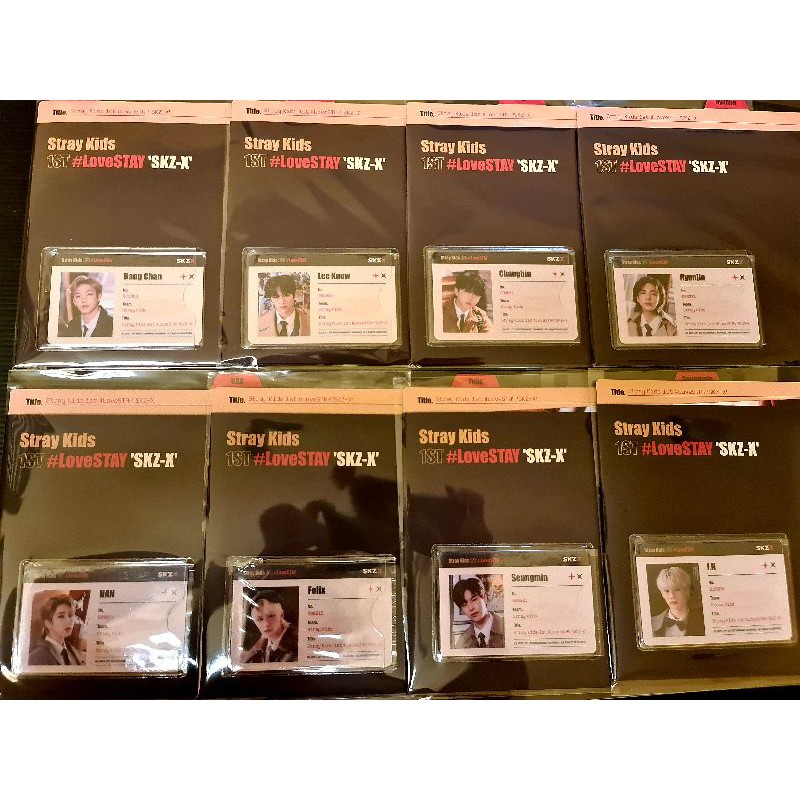 Jual SKZ X stray kids id card file set | Shopee Indonesia