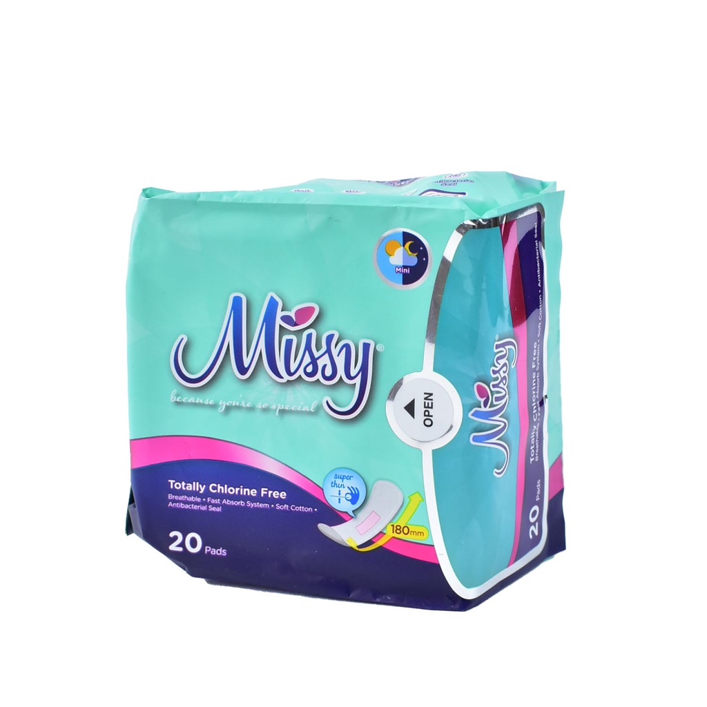 Jual Missy Mini ( Super Thin , 180 Mm 20 Pads ) | Shopee Indonesia