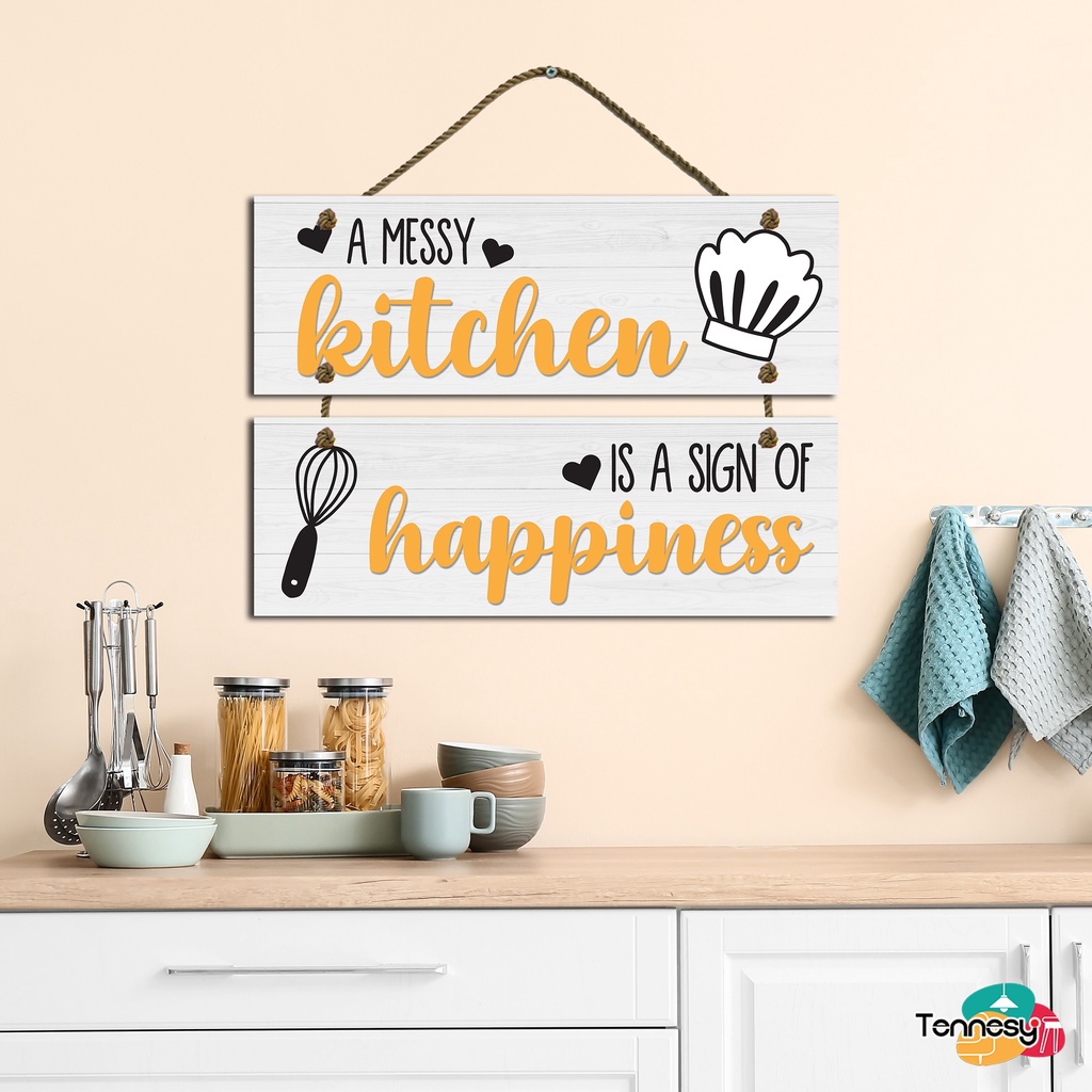 Jual TENNESY HIASAN DINDING PAJANGAN KITCHEN DAPUR SIGN 2 SUSUN ...