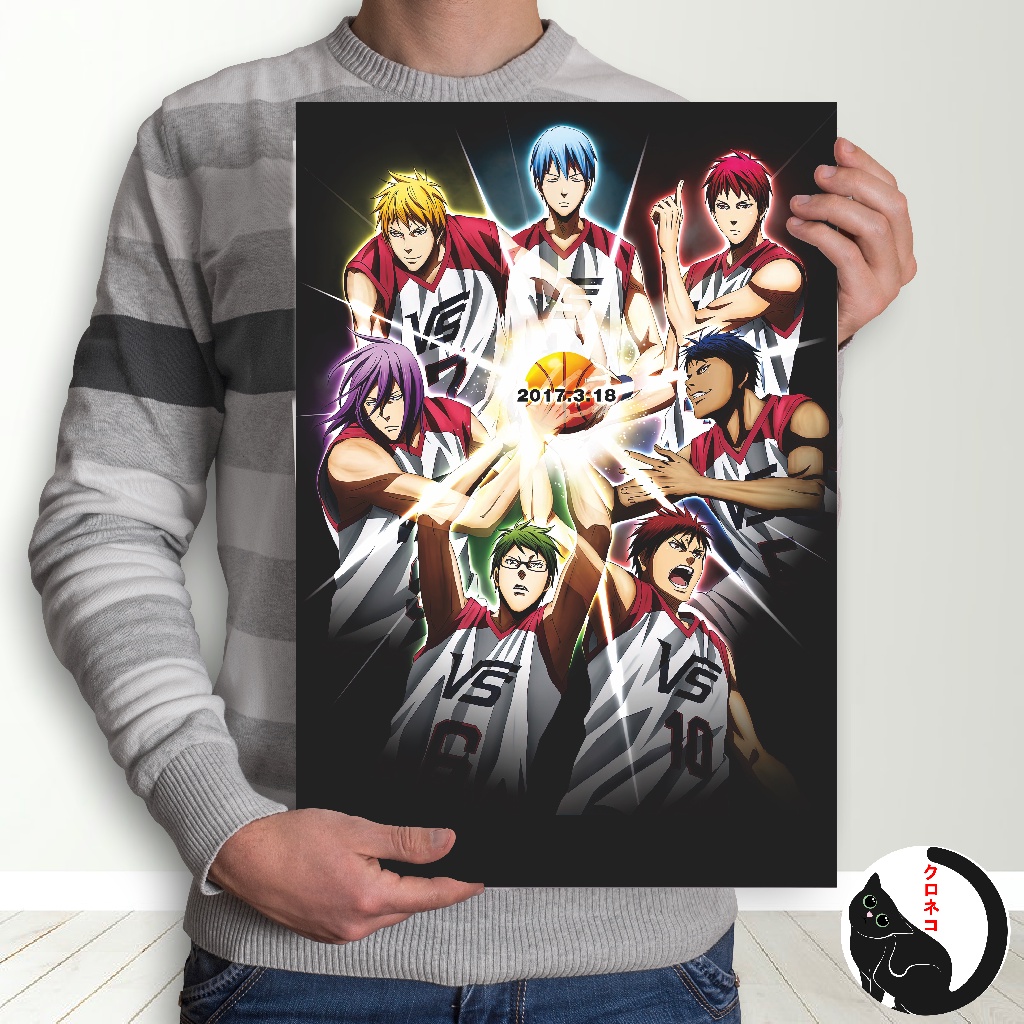 Jual Poster Kuroko no Basket Anime Ukuran A3+ - Kuroko Kagami Akasi ...