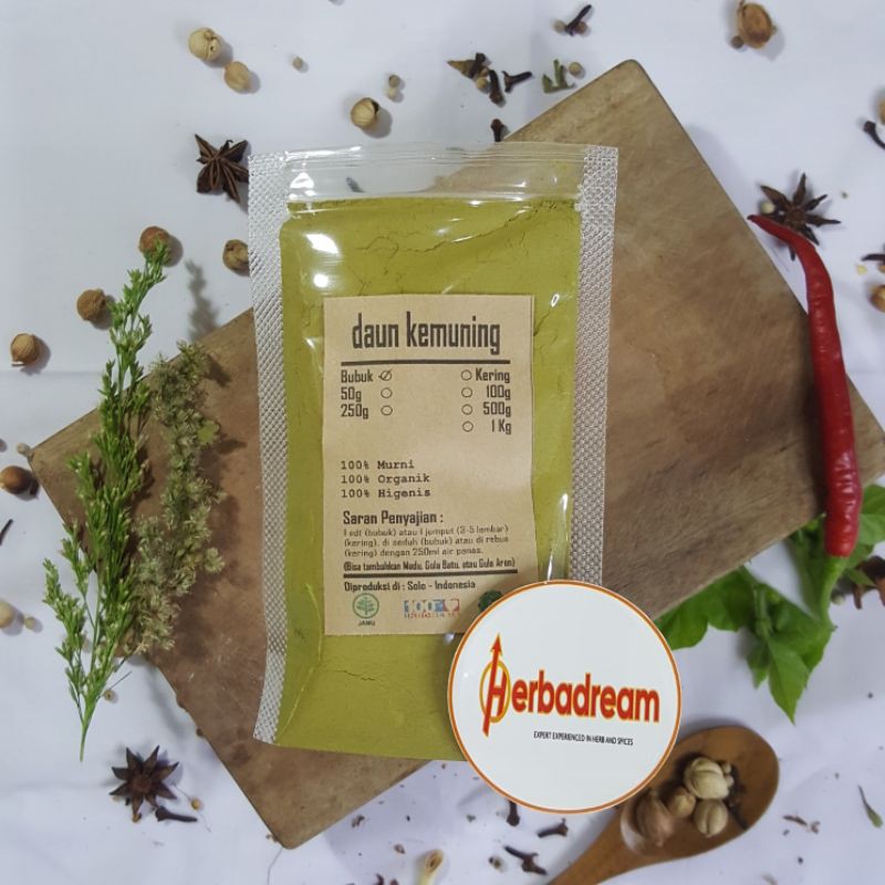 Jual 500 GRAM BUBUK DAUN KEMUNING MURRAYA PANICULATA ORANGE JESSAMINE ...