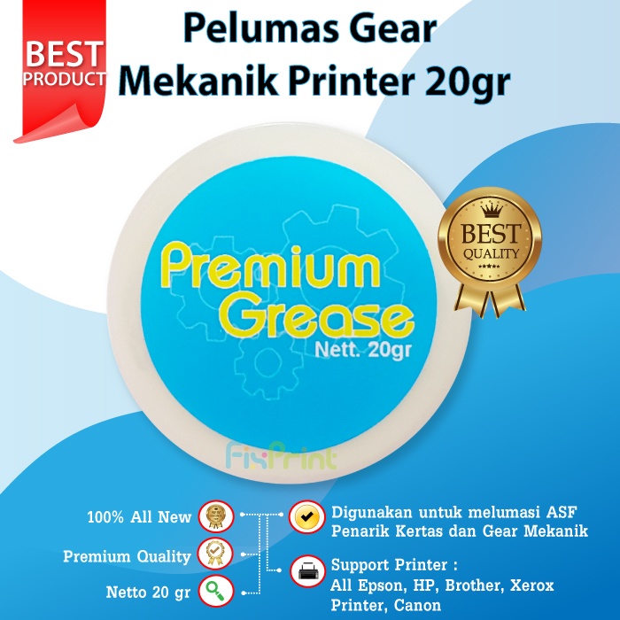 Jual Pelumas Gear Mekanik Printer 20gr Premium Quality, Grease Gear ...