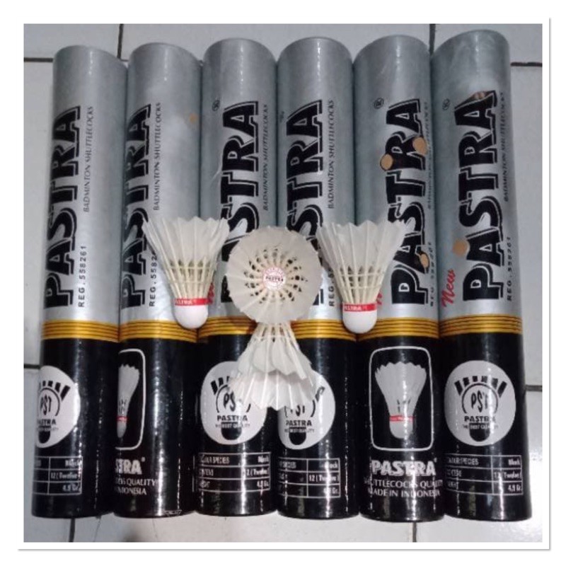 Jual kok shuttlecock PASTRA HITAM SILVER ORIGINAL | Shopee Indonesia
