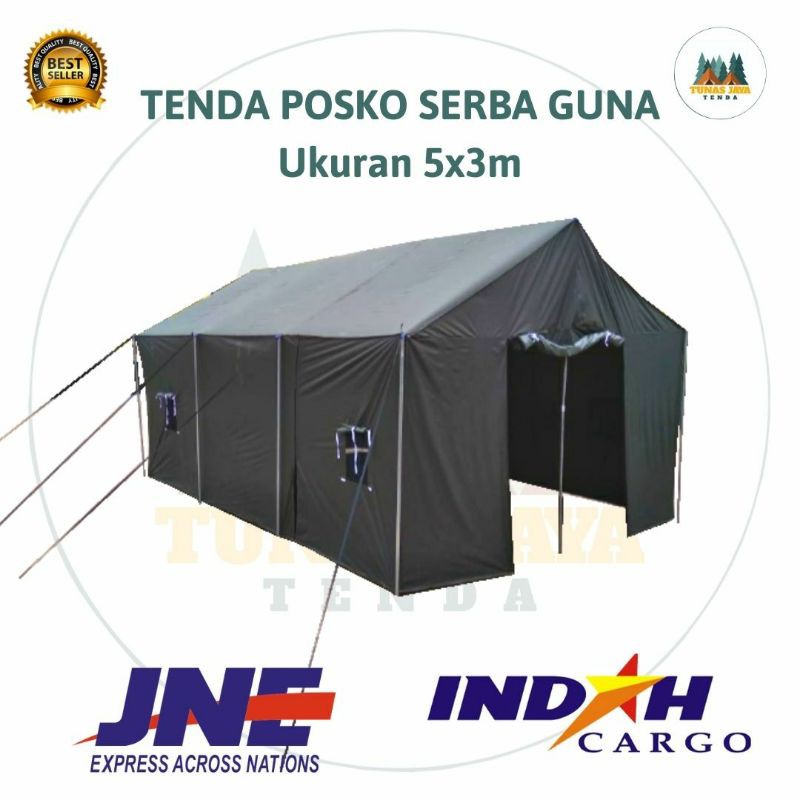 Jual TENDA POSKO SERBAGUNA UKURAN 5X3 / TENDA KEMAH BESAR BAHAN LION ...