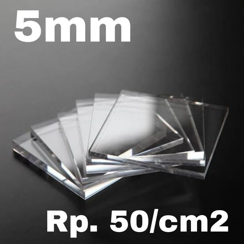Jual Akrilik Potongan 5mm Bening | Shopee Indonesia