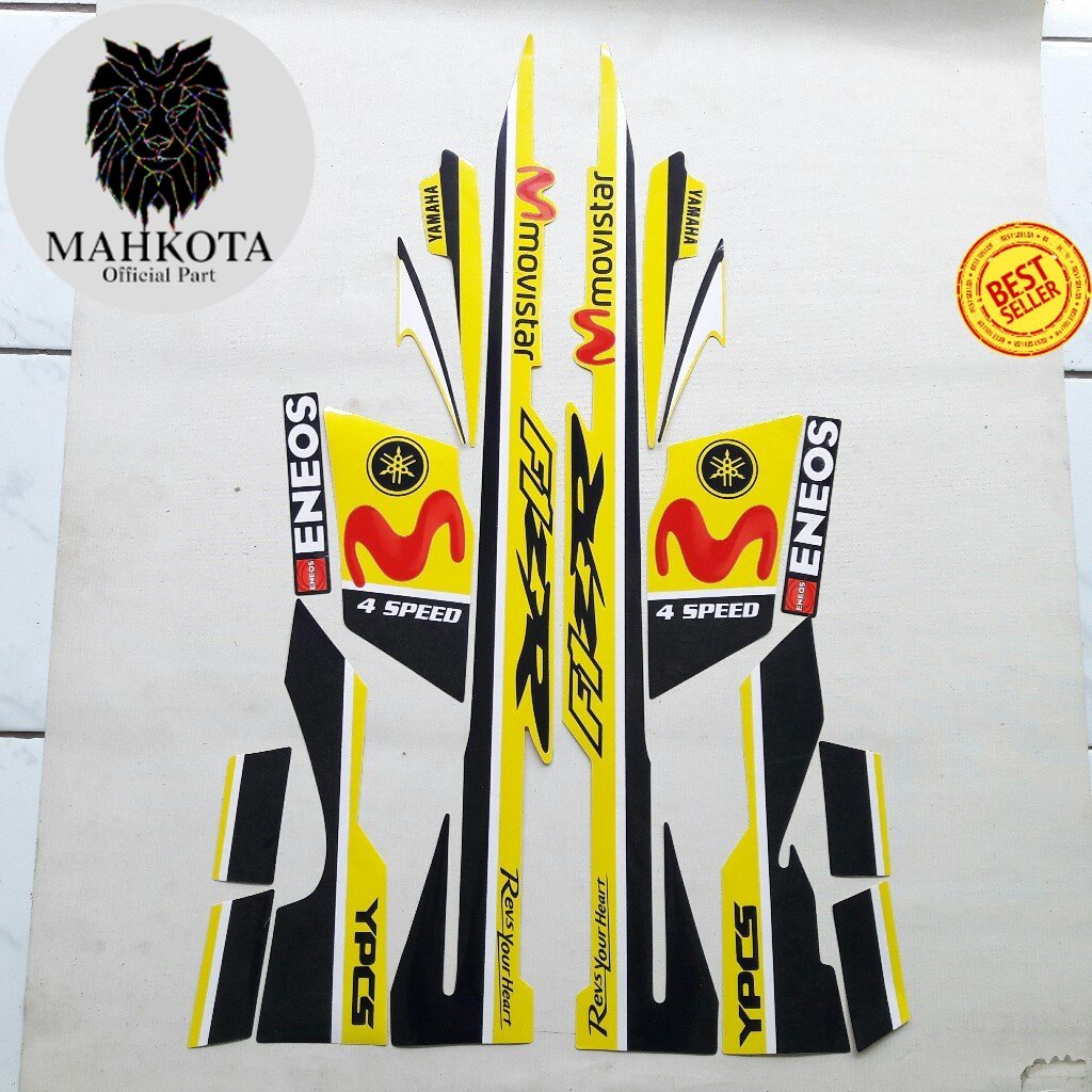 Jual Striping Stiker Polet Sepeda Motor List Yamaha fizr fiz r f1 zr ...