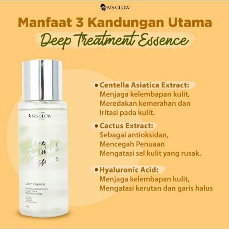 Jual DEEP TREATMENT ESSENCE MS GLOW (OFFICIAL) | Shopee Indonesia