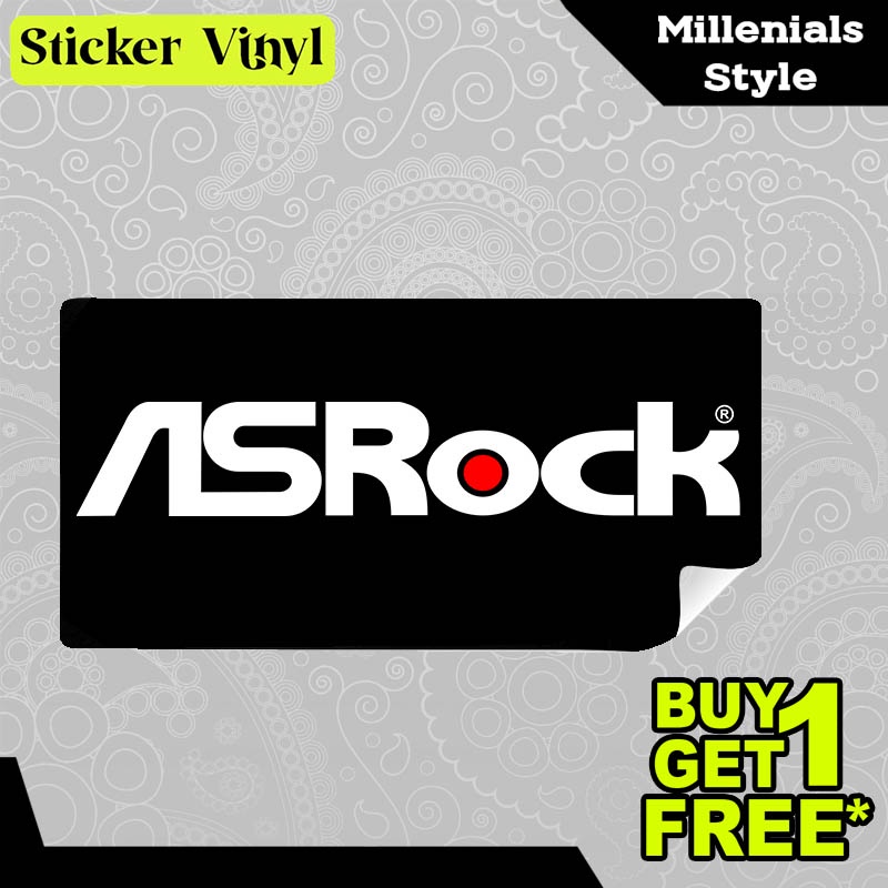 Jual Stiker Sticker Asrock Logo Gambar Unik Desain Keren dan Kekinian ...