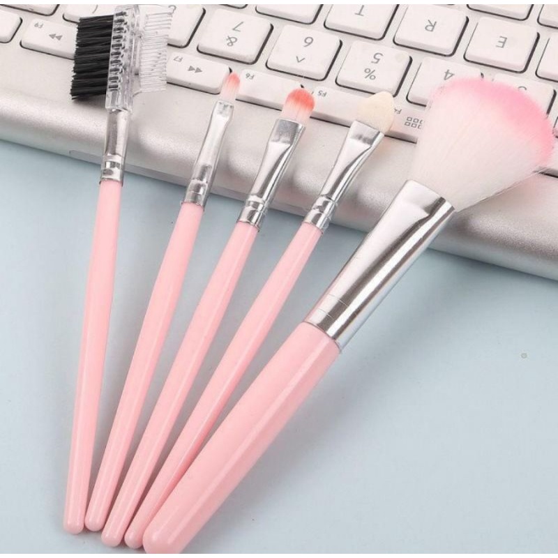 Jual KUAS MAKE UP WAJAH SET ISI 5 PCS | Shopee Indonesia