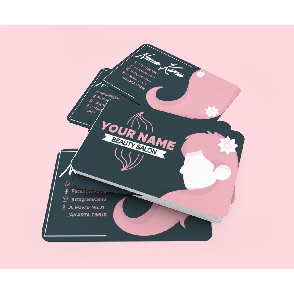 Jual Cetak Kartu Nama 2 sisi Full Color free desain | Shopee Indonesia