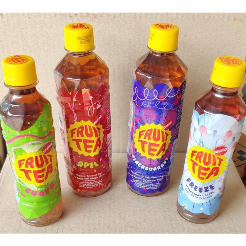 Jual Fruit tea botol Sosro 500 ml 1 karton isi 24 pcs | Shopee Indonesia