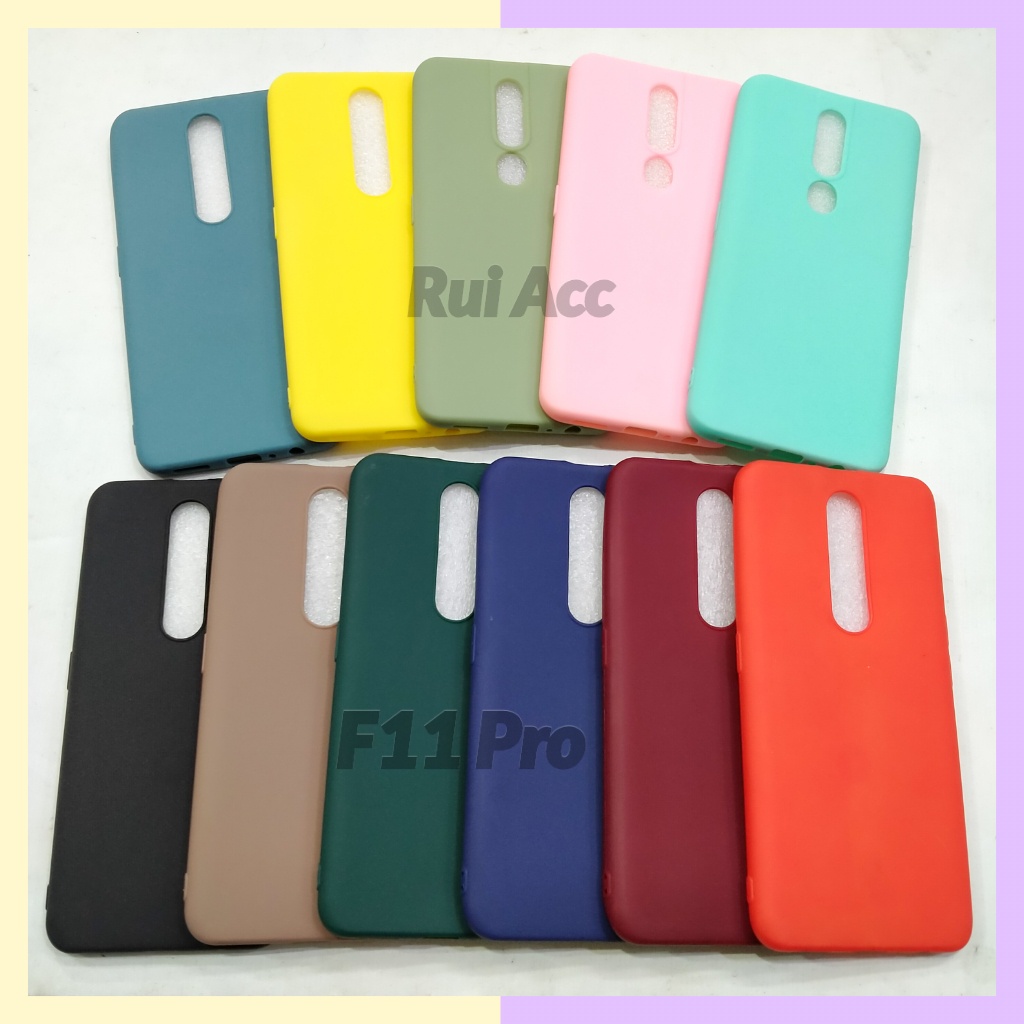 Jual Silikon Candy Oppo F11 PRO Camera Protect Softcase Warna Warni ...