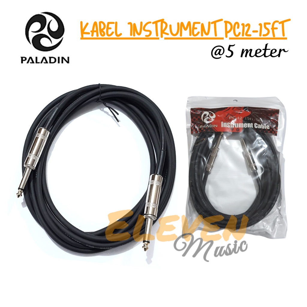 Jual Kabel Jack Gitar Paladin 5 Meter Original PC1215FT | Shopee Indonesia