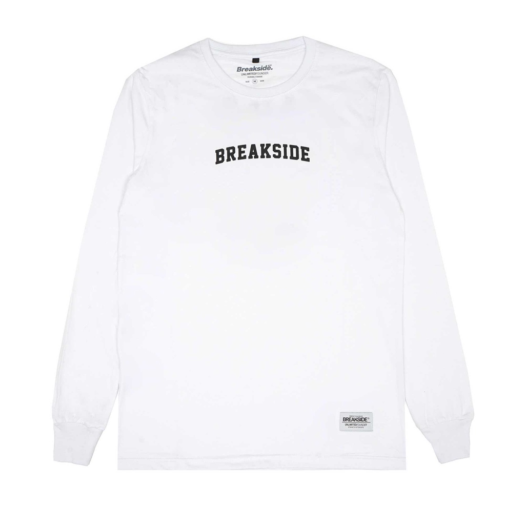 Jual Breakside T-shirt Longsleeve Manlight - White Kaos Lengan Panjang ...