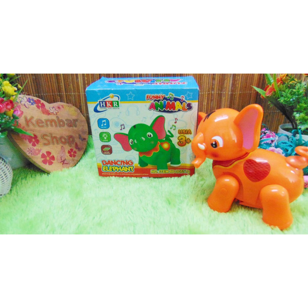 Jual 66 005179 Mainan Gajah Menari Gajah Lucu Shopee Indonesia
