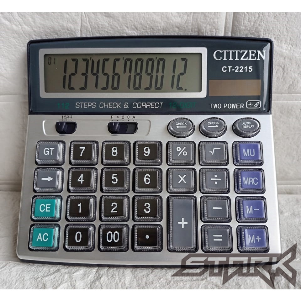 Jual CT 2215 Kalkulator 12 Digit - Kalkulator Dagang - Kalkulator Pasar ...