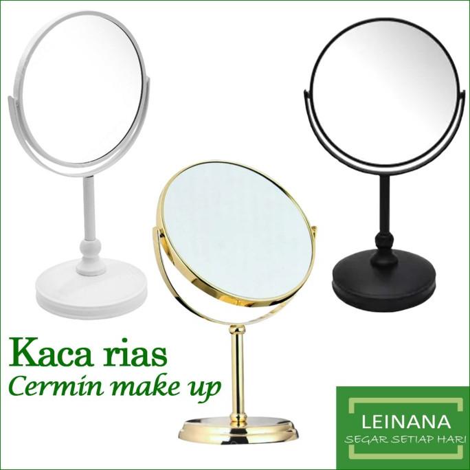 Jual Kaca rias meja 2 sisi / kaca make up zoom / cermin rias | Shopee ...