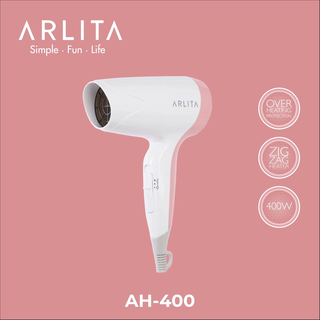 Jual Arlita Hair Dryer Pengering Rambut AH-400 400W By Kirin AH400 AH 400 | Shopee Indonesia