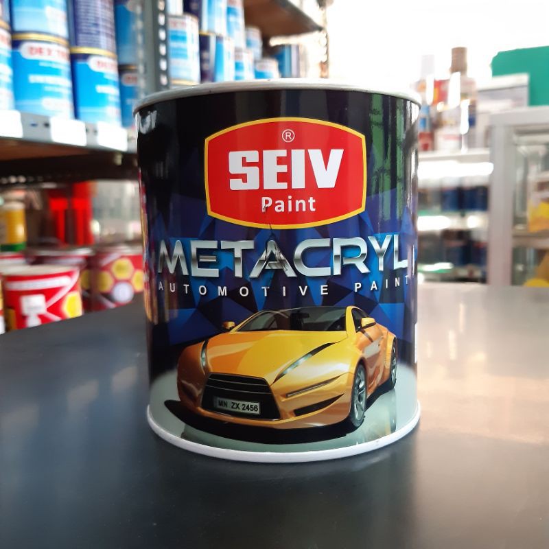 Jual cat duco NC Seiv Metacryl Super black mica 209 Metallic hitam ...
