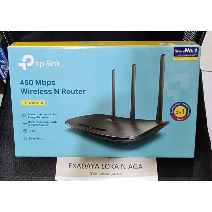 Jual Tp-Link Wireless Router 450 Mbps Tplink Tl-Wr940N Msiax8Tp9K ...