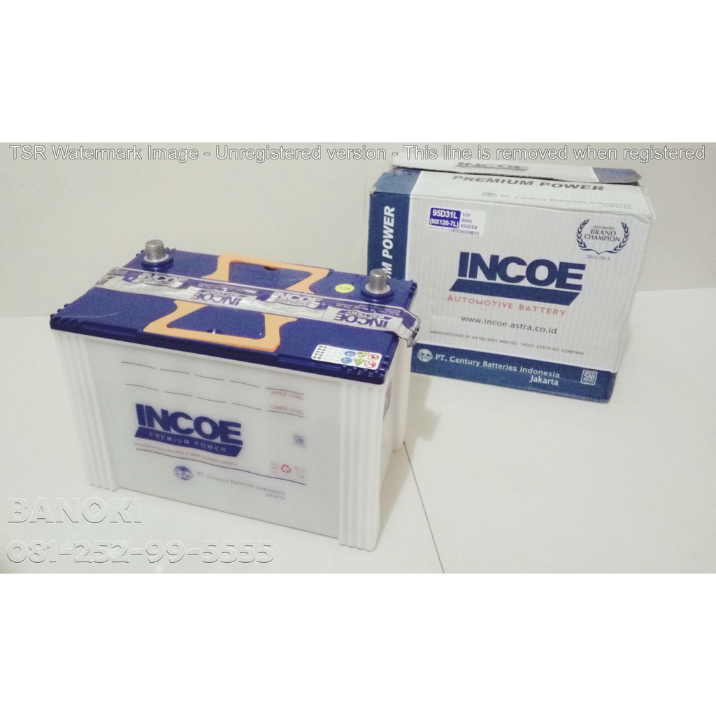 Jual AKI MOBIL INCOE PREMIUM 95D31L | Shopee Indonesia
