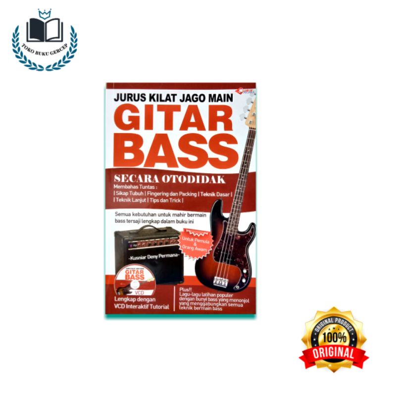 Jual Buku Musik - Jurus Kilat Jago Main Gitar Bass | Shopee Indonesia