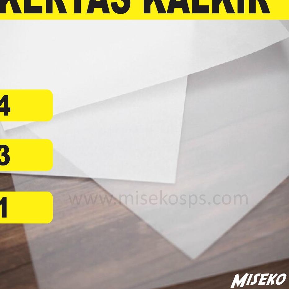 Jual Terkini ARPHG KERTAS KALKIR TRACING PAPER UKURAN A3 , A4 film ...