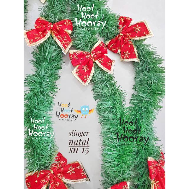 Jual Slinger Natal / Hiasan Natal Christmas / Dekorasi Natal Christmas ...