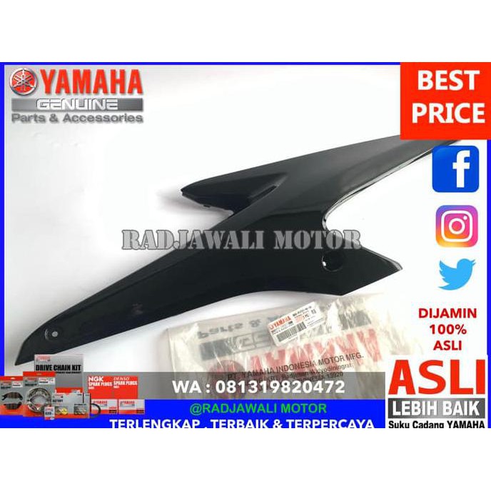 Jual Cover Side Delta Box Kiri Aerox 155 Hitam Glossy Asli Yamaha ...