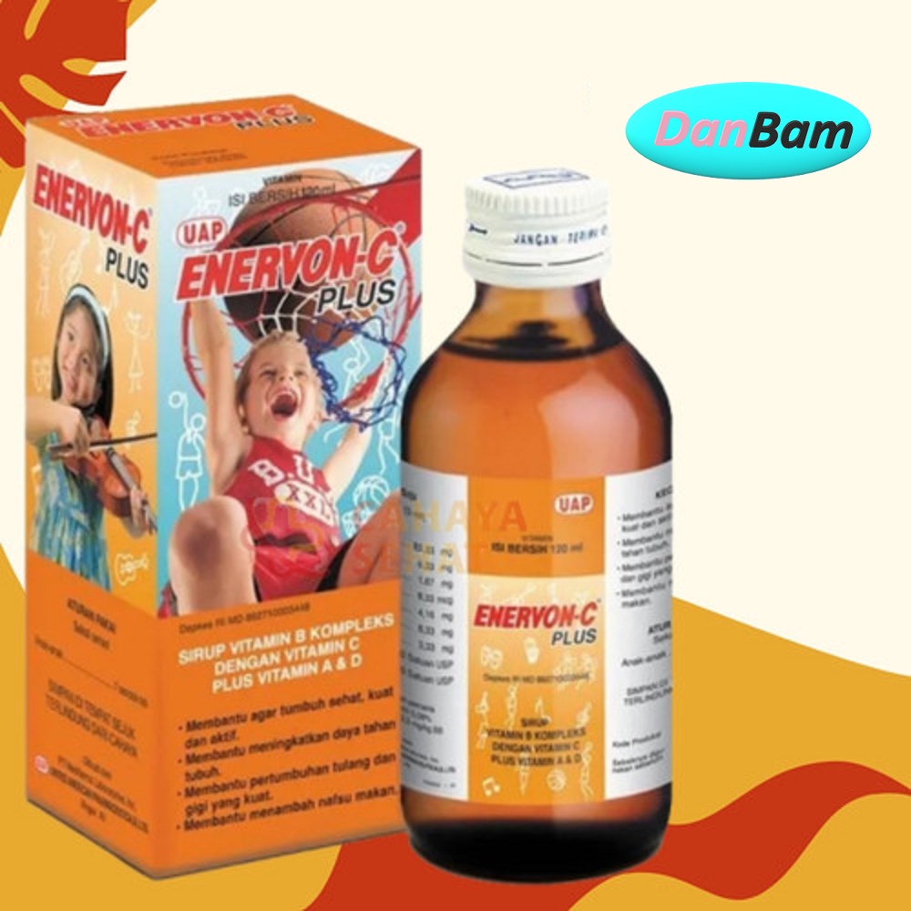Jual Enervon C Plus Syrup 120 ml Multivitamin / Vitamin C | Shopee ...