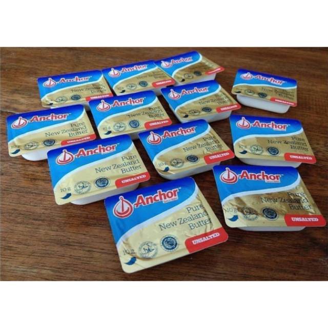 Jual Anchor Unsalted Butter (UB) mini portion 10 cup | Shopee Indonesia