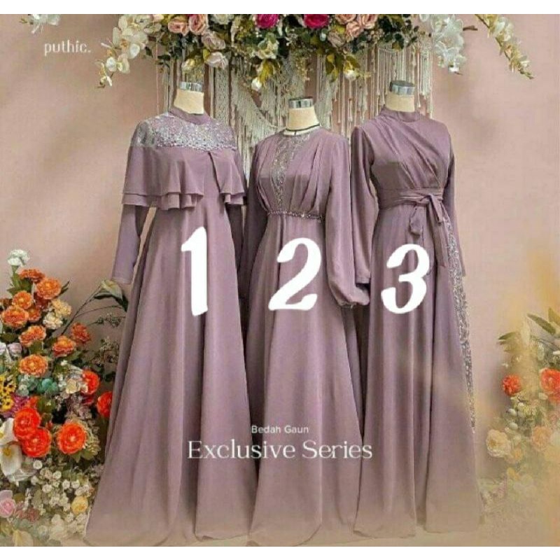 Jual gaun lebaran terbaru pesta-gaun kondangan-gaun lamaran-gaun wisuda ...