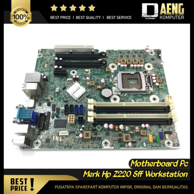 Jual Motherboard Mainboard Mobo Pc Built up Merk HP Z220 SFF ...