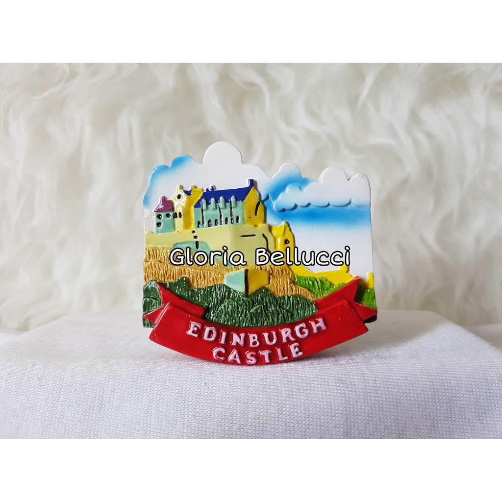 Jual SOUVENIR MAGNET KULKAS NEGARA SCOTLAND EDINBURGH CASTLE | Shopee ...