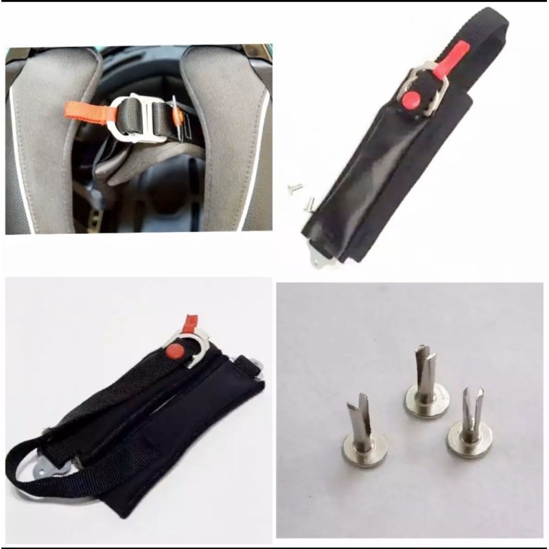 Jual TALI HELM DOUBLE DRING DD RING BISA FULLFACE HALFFACE | Shopee ...