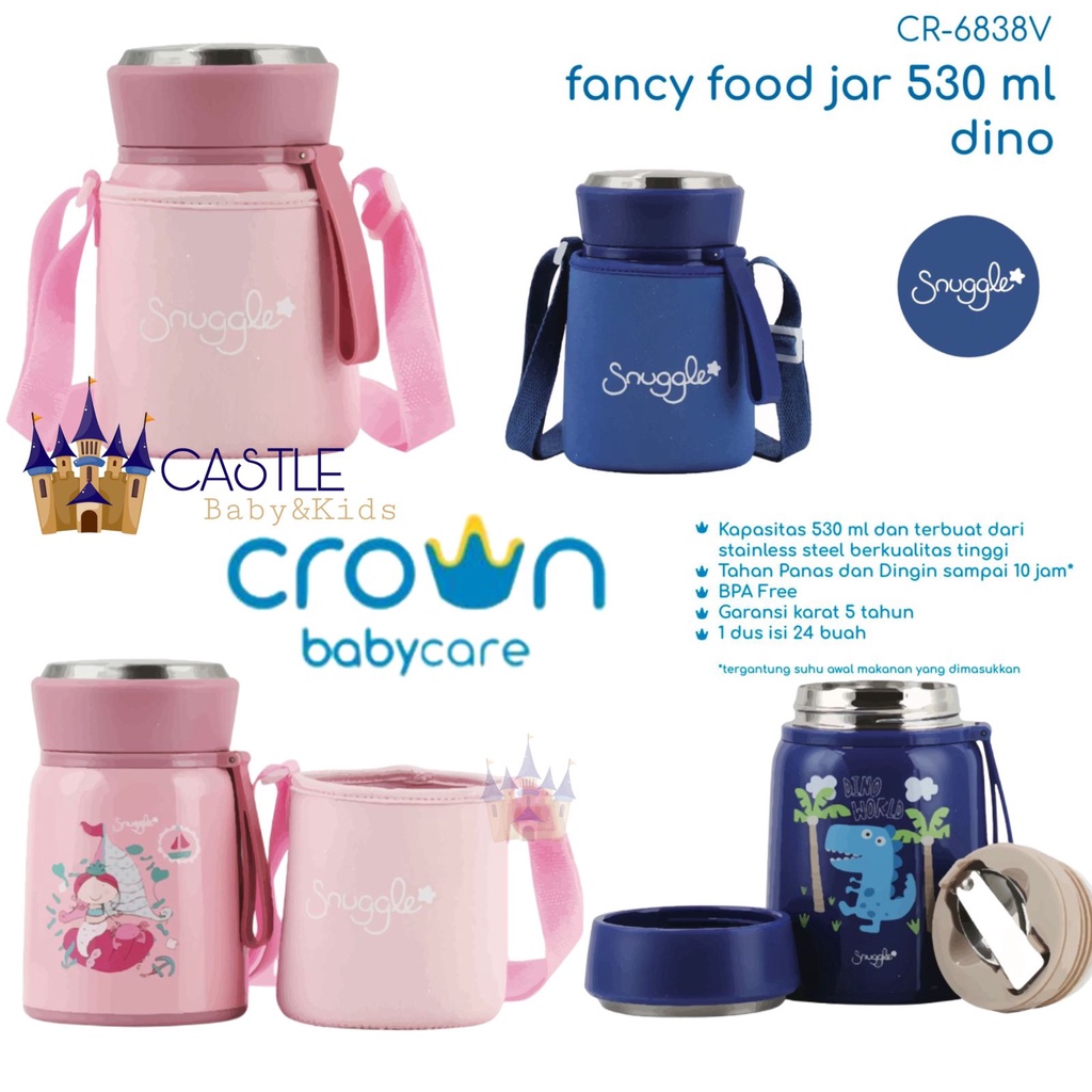 Jual Snuggle Baby Fancy Food Jar Thermos - Vacum Foodjar CR6838 530ml ...