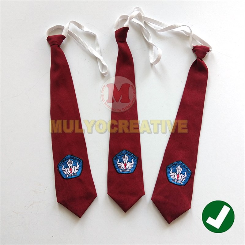 Jual Dasi Sekolah SD Model Karet - Dasi Anak Cowok SD Pengait Karet ...