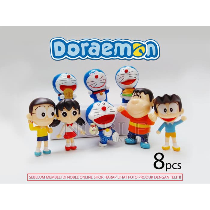 Jual Doraemon Figure Si Kucing Biru-Figure Set Nobita-Shizuka-Suneo ...