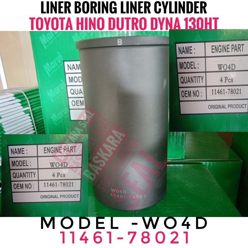 Jual LINER BORING TOYOTA DYNA 130HT HINO DUTRO/BIBIR | Shopee Indonesia