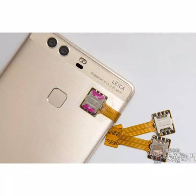 Jual Dual Sim Card Adapter Hybrid Sim Card Extender MicroSD Card ...
