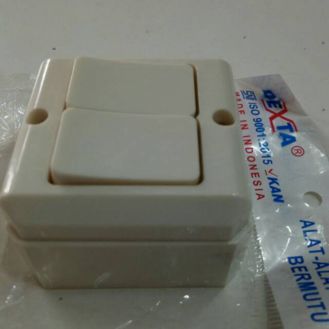 Jual Dexta saklar seri OB Kotak Cream | Shopee Indonesia